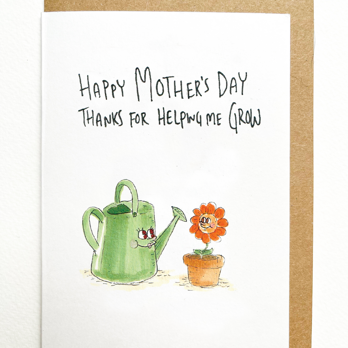 Happy Mother's Day Thanks for helping me Grow | Mother's Day – Well Drawn