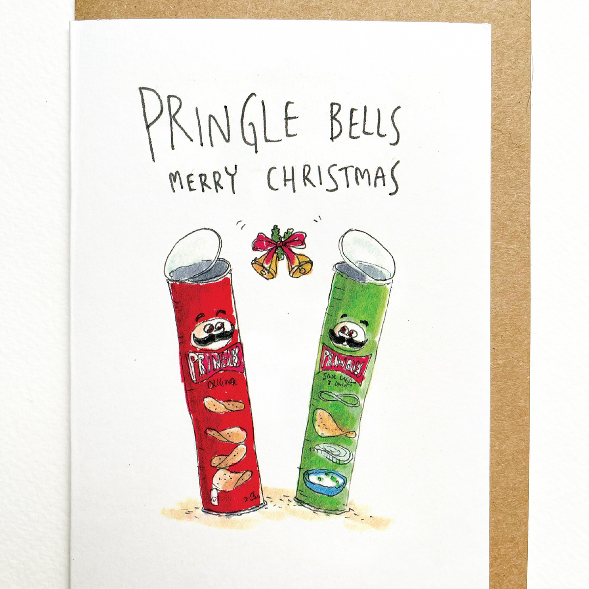 Pringle Bells, Merry Christmas | Welldrawn Cards for Christmas – Well Drawn