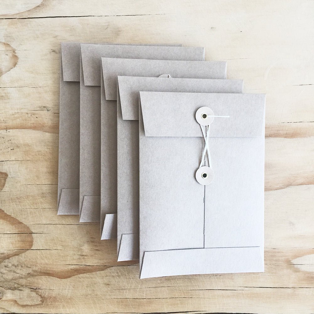 A6 Kraft String Tie Envelope - Bundles