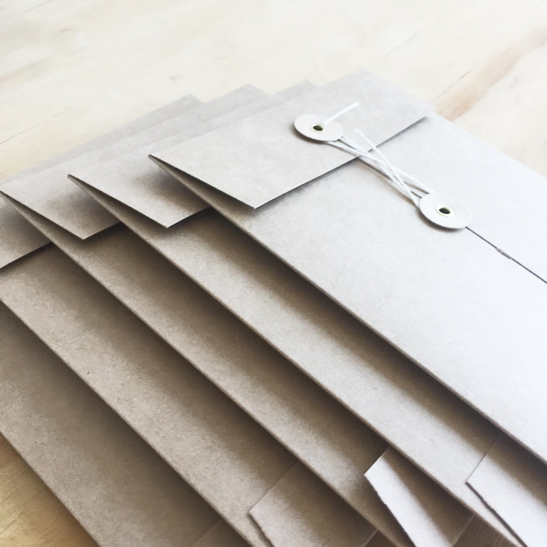 A6 Kraft String Tie Envelope - Bundles