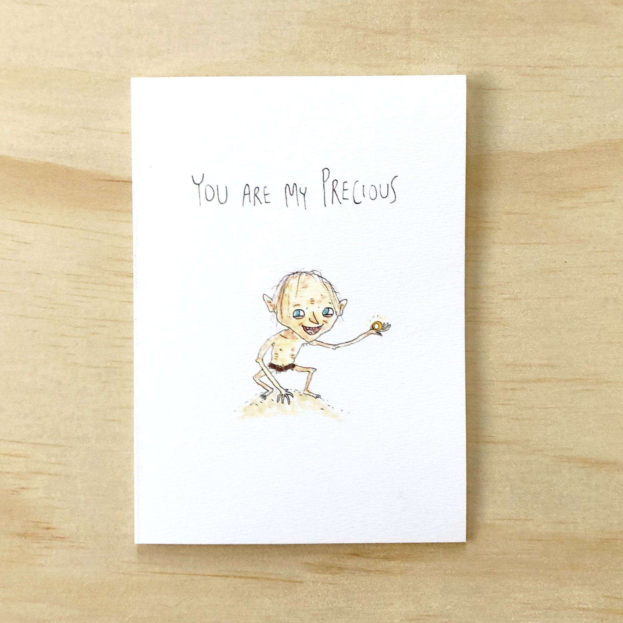 You Are My Precious | Hand-Made Card | Precious Card | Gollum