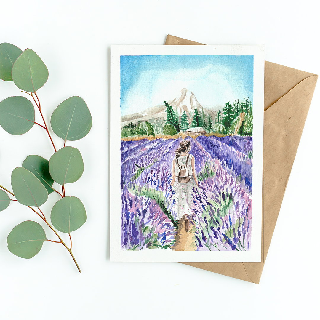 Lavender Fields Drawing