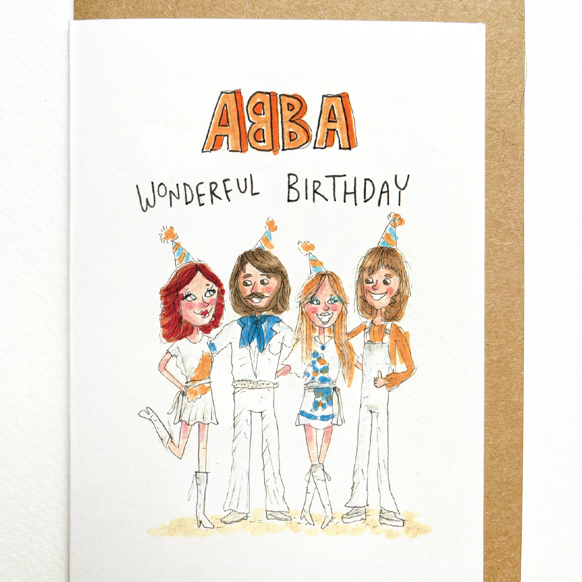 Abba wonderful birthday – Well Drawn