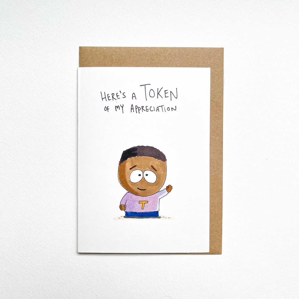Here's A Token Of My Appreciation | Hand-Made Card | Appreciation Card ...